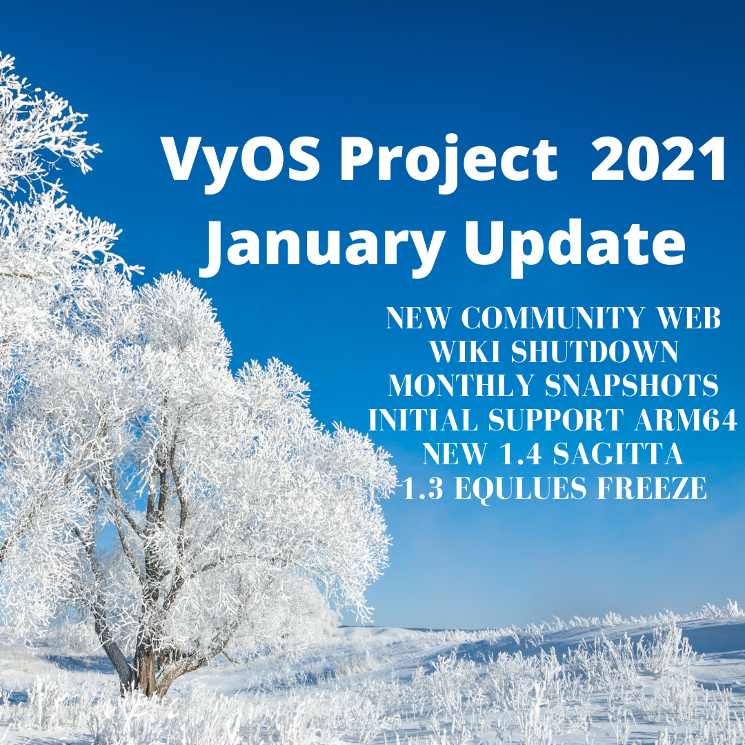 VyOS Project January 2021 Update